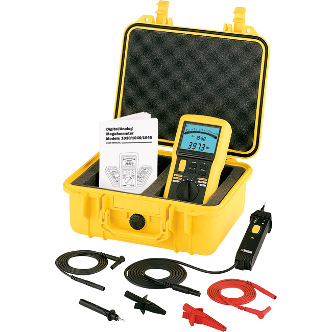 Products Megohmmeters - Insulation Testers Megohmmeter Model 1045